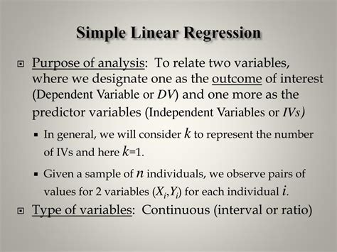 Ppt Lecture Linear Regression Analysis Powerpoint Presentation