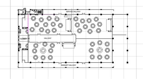 Convention Hall Floor Plan For Events And Weddings
