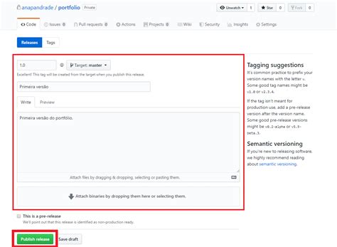 Criando Release No GitHub Blog Da TreinaWeb