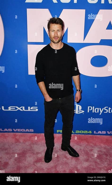 Las Vegas Usa 09th Feb 2024 Glen Powell Attends The Ea Sports