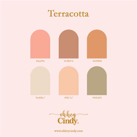 Oh Hey Cindy Terracotta Color Palette Rgb Palette Hex Color Palette