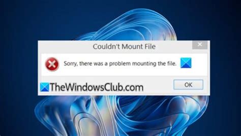 Couldn T Mount File The Disk Image Isn T Initialized In Windows
