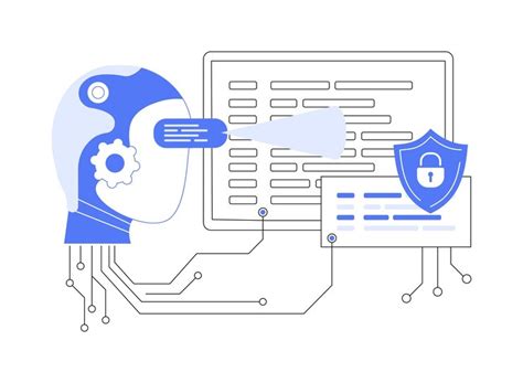 Premium Vector Aienhanced Threat Detection Abstract Concept Vector Illustration