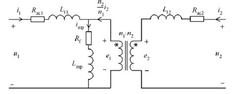 Equivalent Model Of The Transformer Download Scientific Diagram