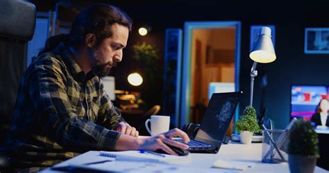 Premium Photo Self Employed Developer Updating Ai Machine Learning