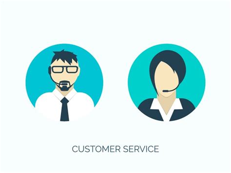 Customer Service Hotline Operator Royalty Free Vector Image