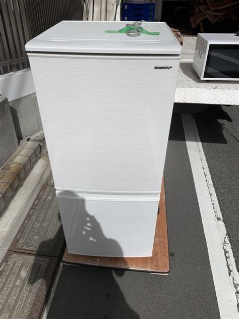【埼玉県朝霞市】sharpの2ドア冷蔵庫 Sj D14e W 2019年製を出張にて査定しました。 ｜ 不用品買取を依頼するならコスト
