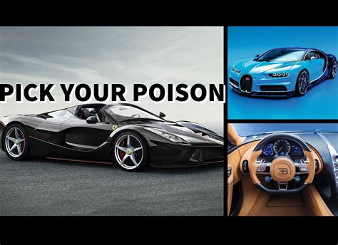 A Ferrari Laferrari Aperta Or Two Bugatti Chirons That Is The Question