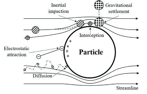 Schematic Illustration Of Filtration Mechanisms Download Scientific Diagram