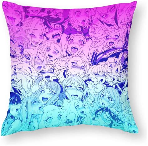 Jp 抱き枕カバー アニメ アヘ顔 アニメ ピローケース 小さめ 12x12 まくらカバー 肌に優しい 寝具カバー