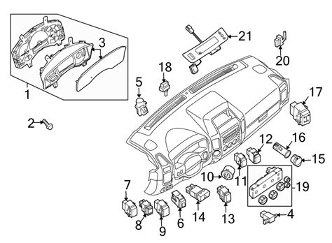 Nissan Titan Hvac Temperature Control Panel 275109fd1b Nissan Parts