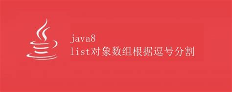 Java8 List对象数组根据逗号分割极客教程