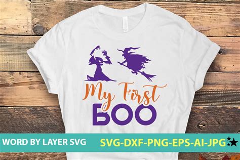 My First Boo Svg Cut File Photoshop Graphics ~ Creative Market