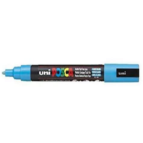 Caneta Posca Uniball Azul Claro Pc 3m Dokassa Distribuidora