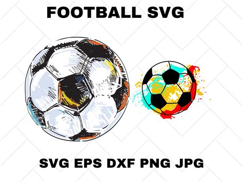 Soccer Ball Svg Files Football Cut Files Soccer Ball Etsy