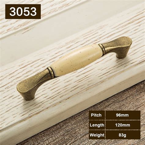 Classic Ceramic Door Handles Antique Kitchen Cabin Grandado