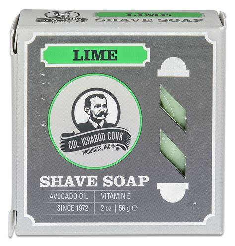 Colonel Conk 122 Regular Size Lime Shave Soap 2 Oz Knifecenter