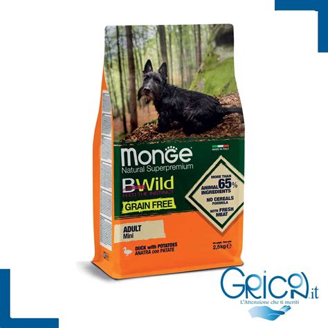 Monge BWild Anatra Mini Adult GrainFree 2 5 Kg