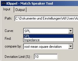 Msp Match Speaker Tool Klippel Manual Documentation