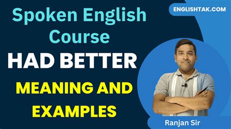 Had Better Meaning And Examples In English Hindi EnglishTak