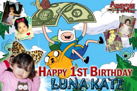 Luna Kates 1st Birthday Adventure Time Cebu Balloons And Party