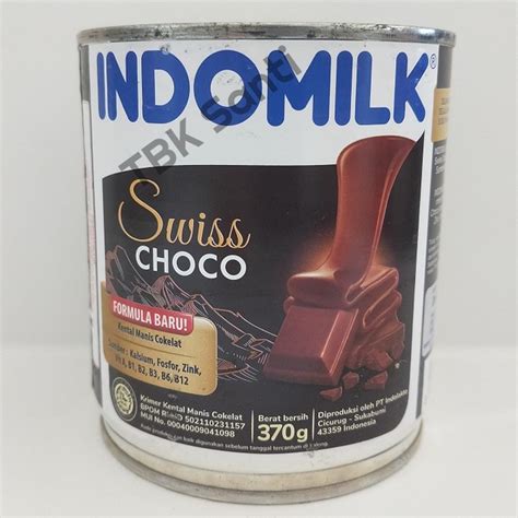 Jual Indomilk Krimer Kental Manis Swiss Choco Cokelat 370 Gram
