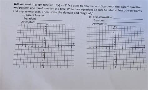 solved q3 we want to graph function f x 2x 3 1 using
