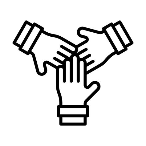 Team Unity Icon Line Illustration 54615141 Vector Art At Vecteezy