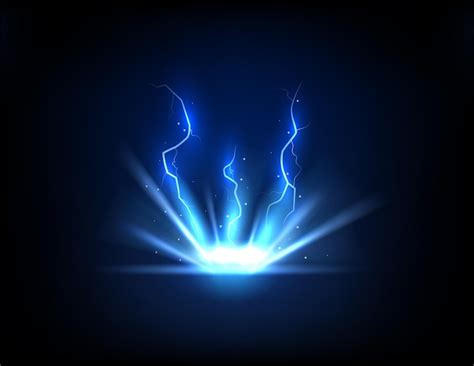 Premium Vector Abstract Background In The Form Of Lightning Sparks