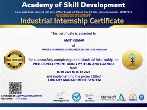 Amit Kumar On Linkedin Webdevelopment Python Django Internshipcomplete