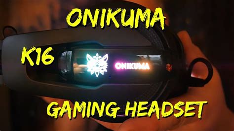 OniKuma K16 Gaming Headset YouTube