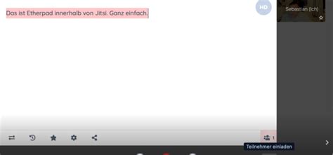 Pimp My Jitsi Episode Etherpad F R Kollaboratives Schreiben