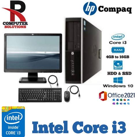 Hp Compaq Sff Desktop Intel Core I3 2nd Gen Pc Only And Full Set