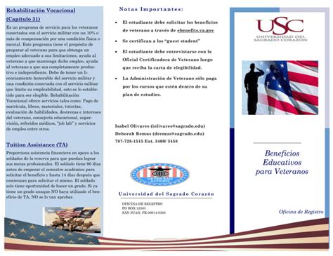Beneficios Educativos Para Veteranos