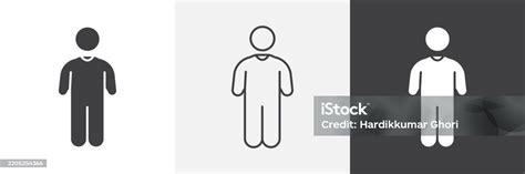 사람 아이콘은 얇은 선 검은 색입니다 평평하고 간단한 벡터 기호 그림입니다 그래픽 사용자 인터페이스에 대한 스톡 벡터 아트 및 기타 이미지 그래픽 사용자 인터페이스