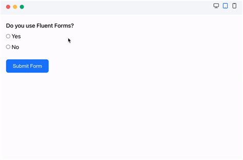 fluent forms customizable contact forms survey quiz
