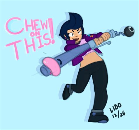Made My First Brawl Stars Fanart Today For Bibi Rbrawlstars