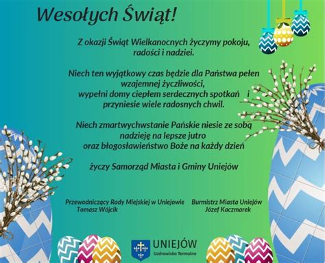 Życzenia Wielkanocne Uniejów