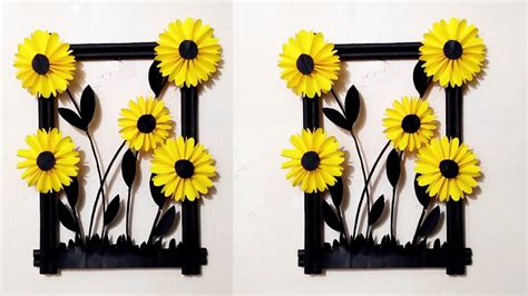 A4 Nirmana How To Make Beautiful Paper Flowers Wall Hanging Biththi Sarasili Mal Nirmana