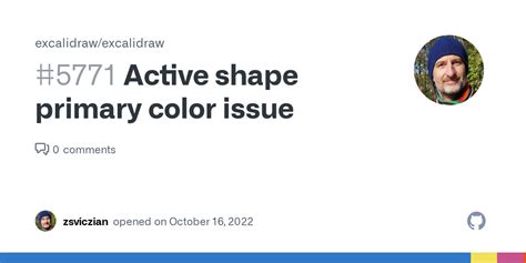 Active Shape Primary Color Issue · Issue 5771 · Excalidrawexcalidraw