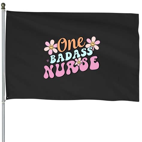 Retro One Badass Nursing School House Flags Sold By Breeding2624 Sku 148568848 Printerval