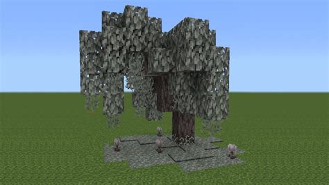 We Need This Version Minecraft Fan Made Pale Tree Build Leaves The