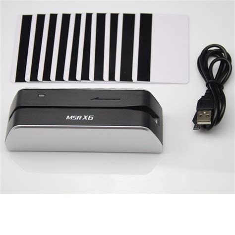 Deftun Msr X6 1 3 Size Of Msr206 Msr605 Smallest Usb Powered Magnetic Reader Writer Encoder