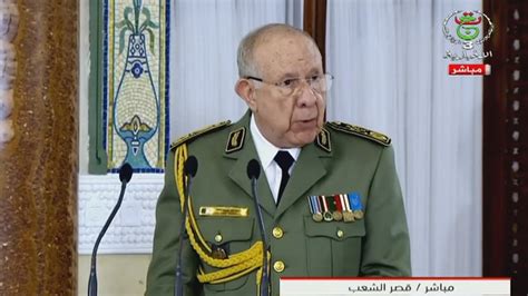الفريق أول السعيد شنقريحة يلقي كلمة بمناسبة حفل تكريم النخب الرياضية