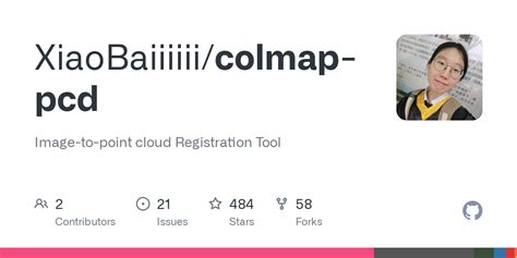 Github Xiaobaiiiiiicolmap Pcd Image To Point Cloud Registration Tool