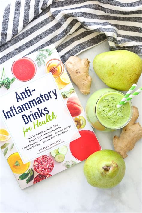 Pear Ginger Smoothie Recipe From Anti Inflammatory Drinks For Health