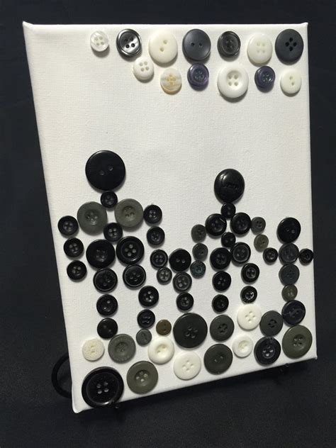 Button Art Canvas Button Art Button Wall Art T Idea Home