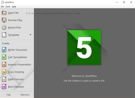 نرم افزار مشابه آفیس LibreOffice