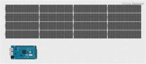 Creating 32x126 Display With Max7219 For Time Display Arduino Mega Rtc Displays Arduino