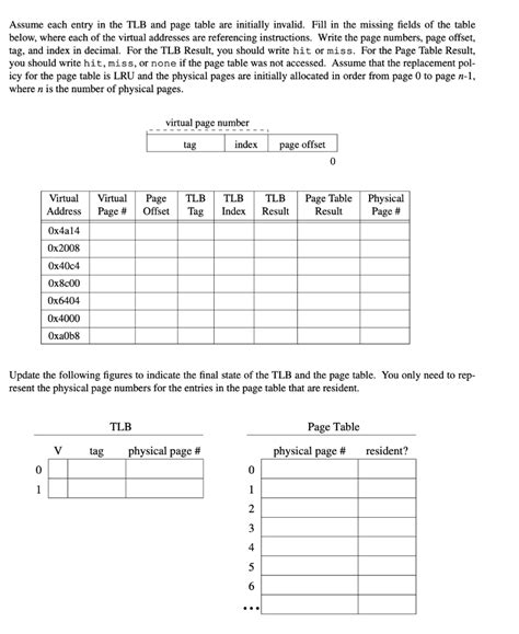 the page size for a virtual memory system is